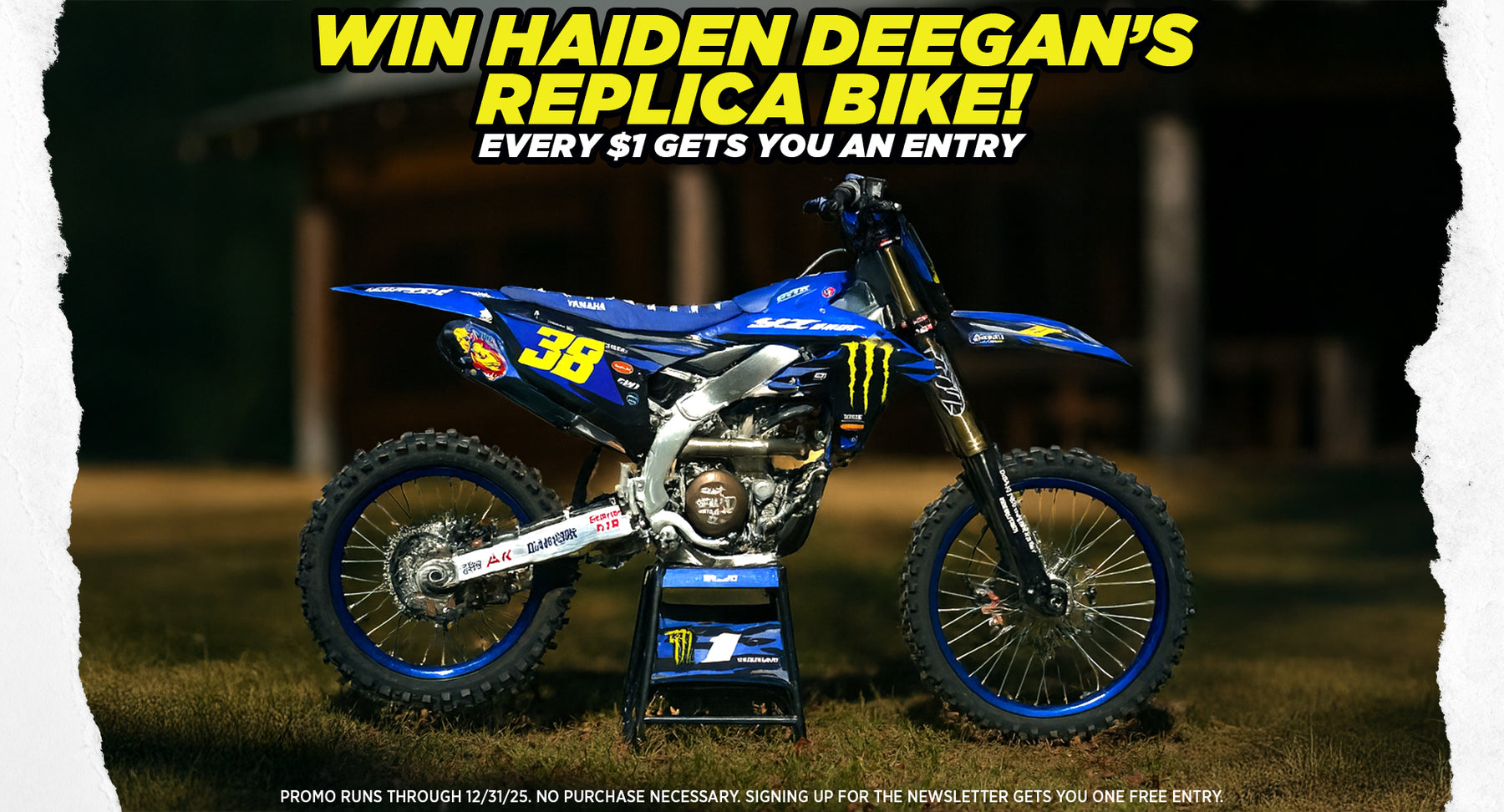 Deegan Star Racing YZ250F Giveaway - Shop Deegan
